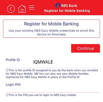 EazyApp Registration Instructions - NBS Bank plc